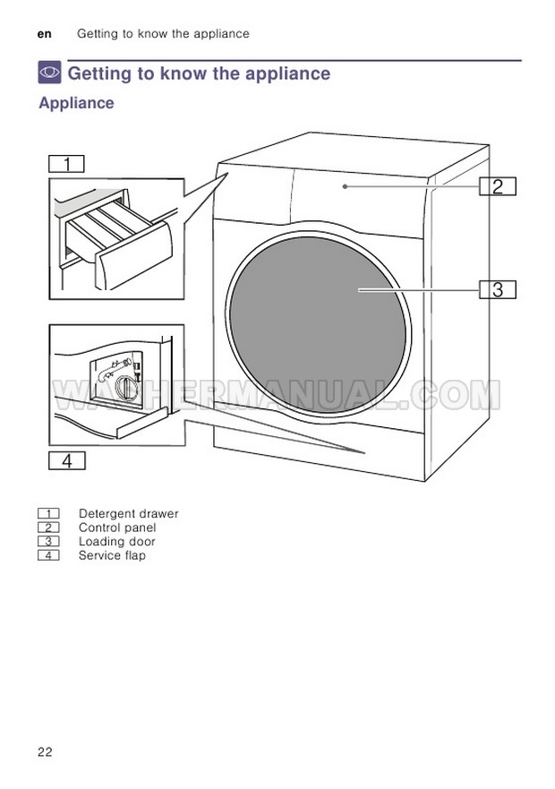 Bosch WDU28560GB Washing Machine Instruction Manual and Installation ...